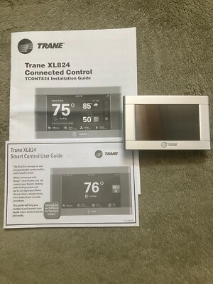 TRANE XL824 4.3 INCH Z-Wave Plus PROGRAMMABLE THERMOSTAT ACONT824AS52DC ...