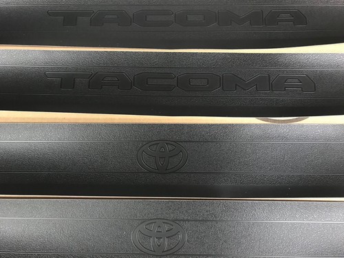 2016-2020 OEM Toyota Tacoma Double Cab Black Door Sill Protectors PT747 ...