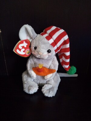 TY Beanie Baby - FLICKER the Mouse (BBOM December 2005) (5.5 inch ...