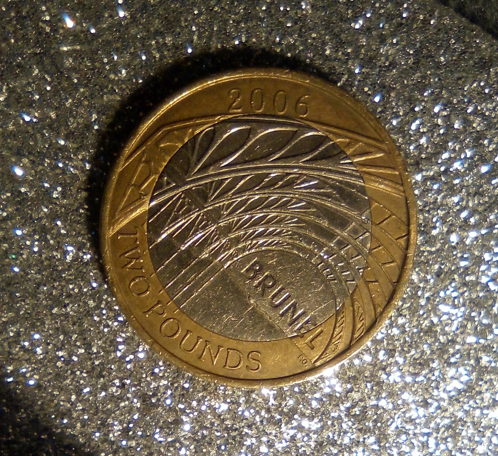 RARE £2 POUND COIN BRUNEL 2006 MISPRINTED MINTING ERROR PADDINGTON ...
