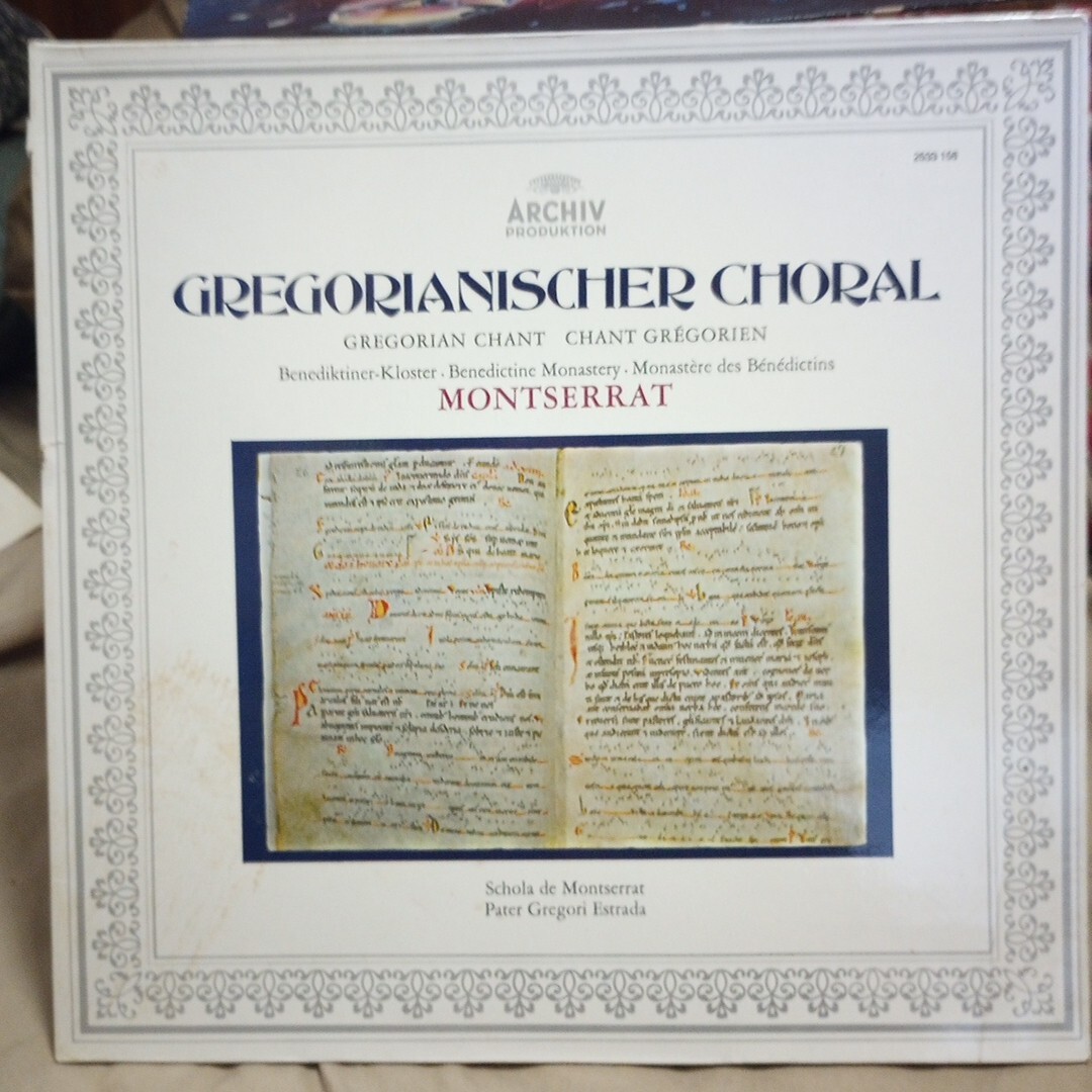 1969 GREGORIANISCHER CHORAL, Montserrat, Gregorian Chant Archiv 2533 ...