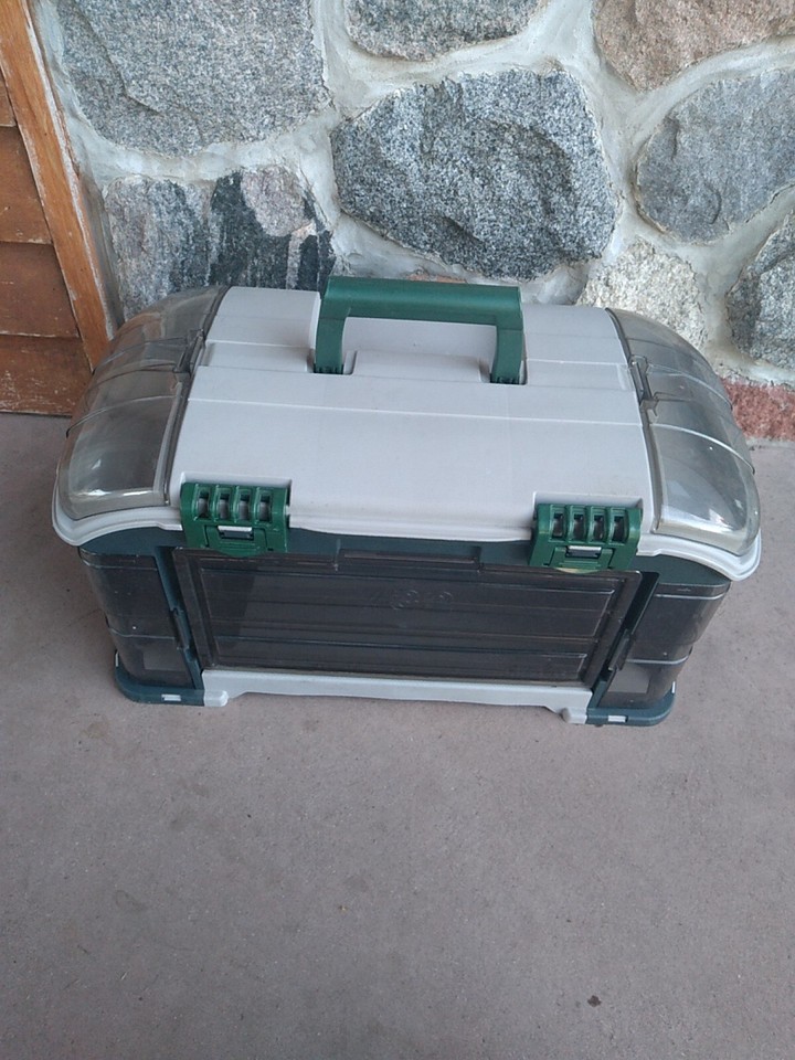 Plano 732 Angled Fishing Tackle Box Storage System No Tray Boxes | eBay