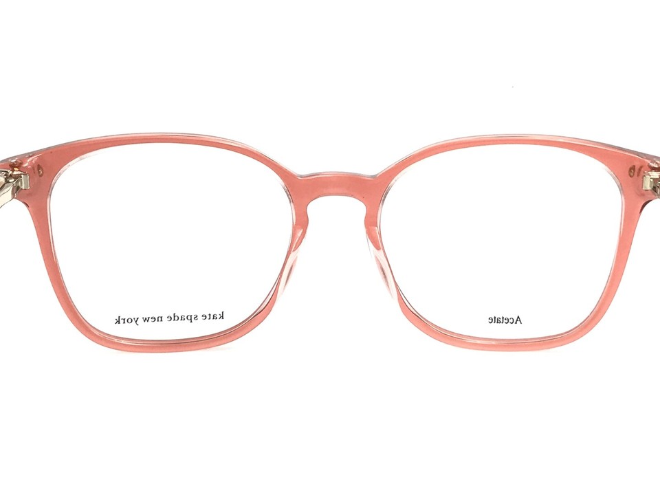 Kate Spade HERMIONE/G 35J Women's Clear Pink Eyeglasses Frames 52-18 ...