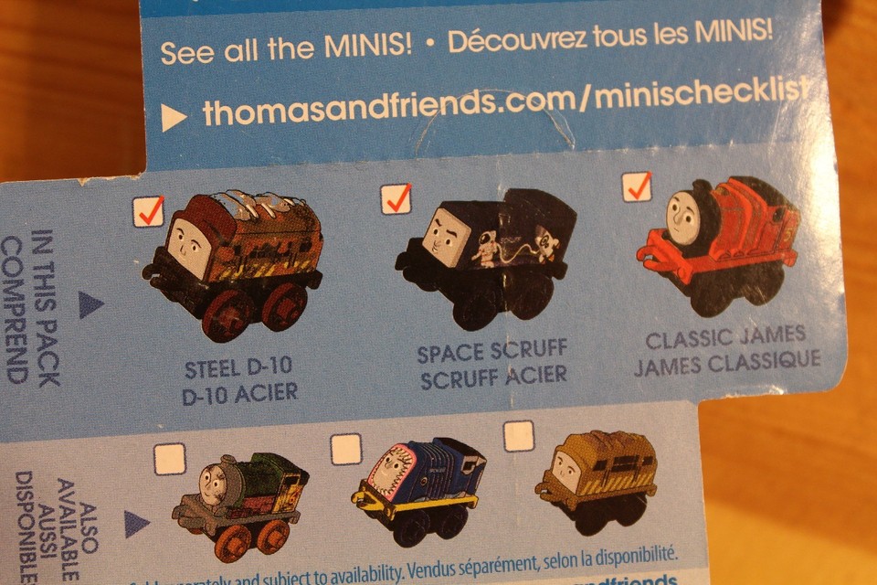 Thomas & Friends MINIS New 3 Pack Space Scruff Steel Diesel 10 D10 ...