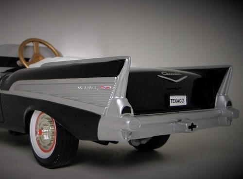 57 Chevy Pedal Car "Too Small For Child To Ride" Mini 55 Metal ...