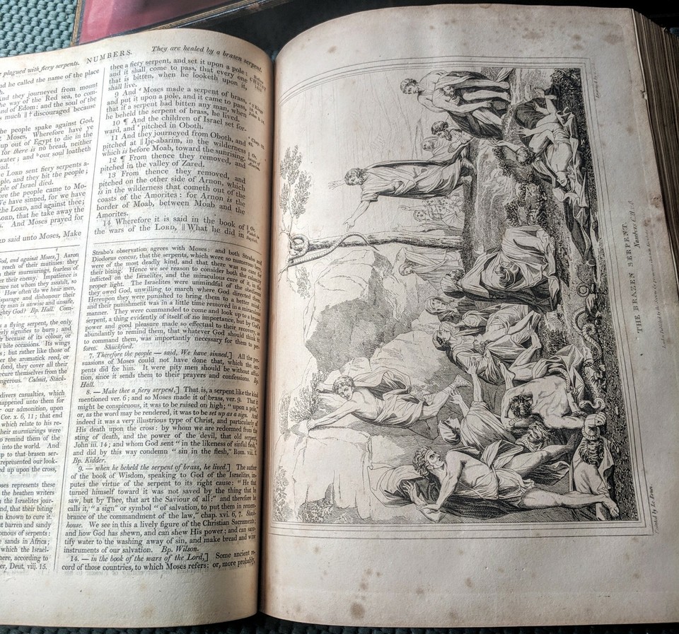 Holy Bible, Clarendon Press, 1818, Rev D'oyly and Rev Mant, good condition | eBay