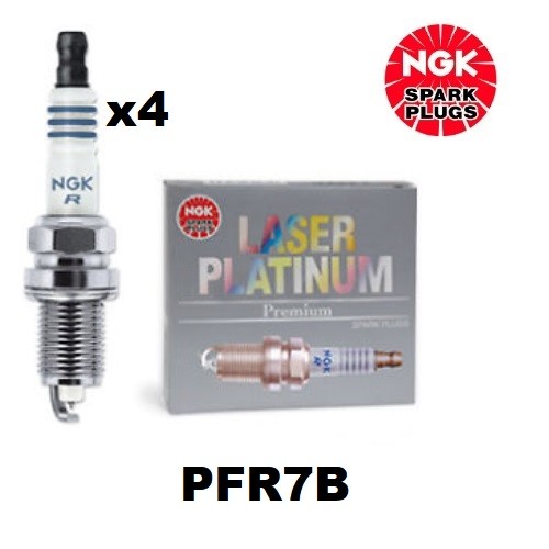 NGK PLATINUM SPARK PLUGS FOR NISSAN 200SX S14 S15 PFR7B - COOLER HEAT ...