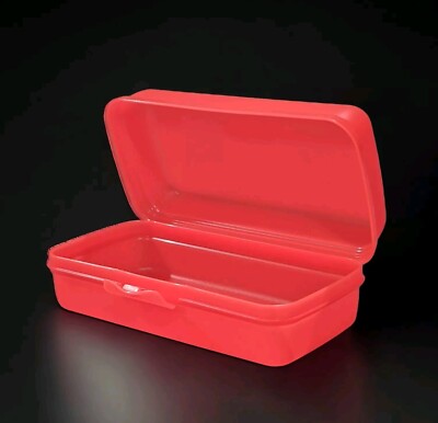 Tupperware Hoagie Sub Keeper Hinged Lunch Box Sandwich Rectangle Neon ...