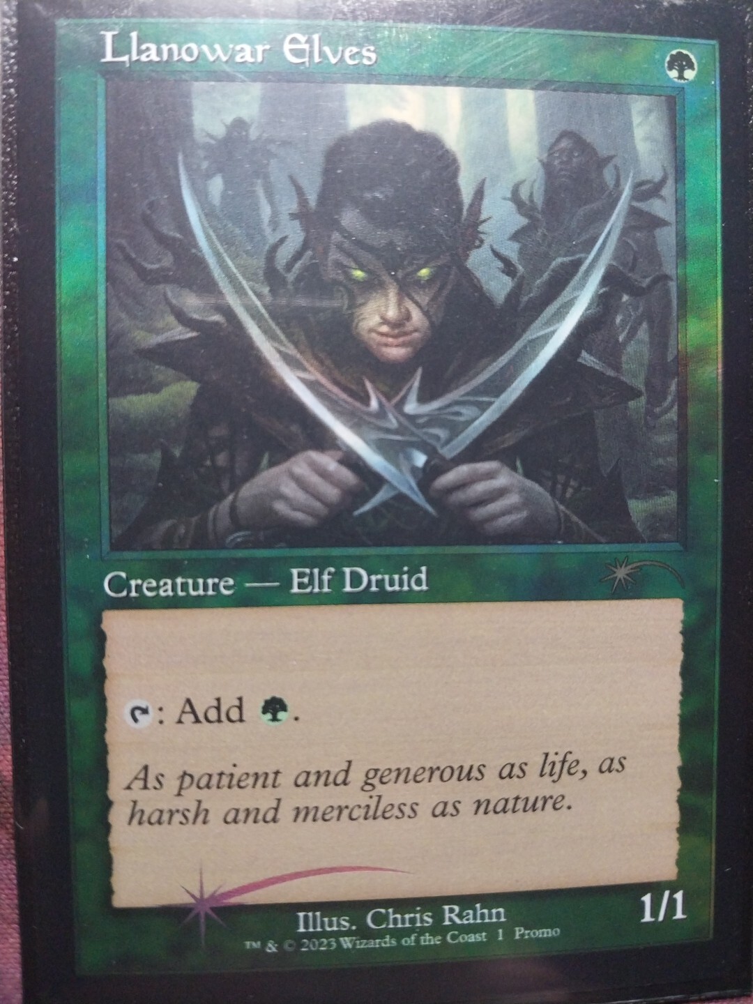 MTG Llanowar Elves Unique & Misc. Promos 1 Foil Rare | eBay