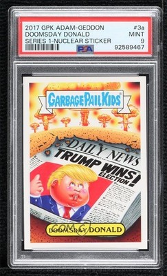 2017 Topps Garbage Pail Kids Adam-Geddon Nuclear Sticker #3a PSA 9 MINT ...