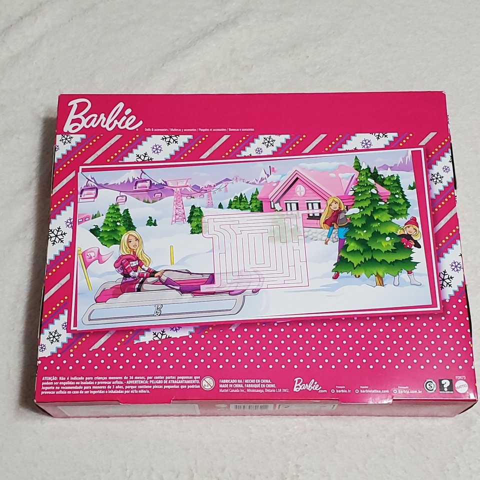 Barbie Sisters Snow Fun Set Winter Snowmobile New In Box | eBay