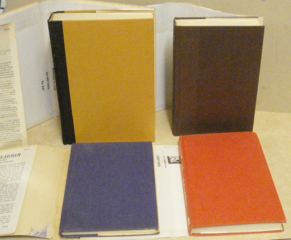 4 Robert Nye 1st Ed 1st Taliesin Falstaff Merlin Voyage of the Destiny ...
