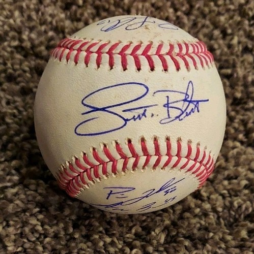 2025 Atlanta Braves SIGNED X8 ROMLB Baseball Autographed Team Ball ...