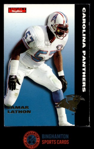 1995 SkyBox Impact Card #15 Lamar Lathon Carolina Panthers | eBay