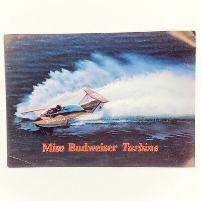 Miss Budweiser Turbine Hydroplane Unlimited Racing Info Graphic Print ...