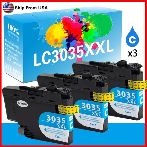 3P LC3035XXL LC3035 Cyan Toner Cartridge for MFC J995DW J805DW J815DW ...