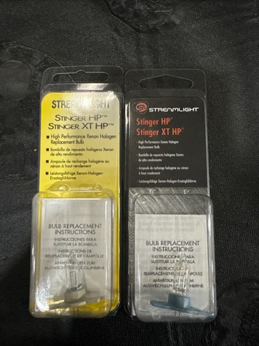 2 New Streamlight Xenon Replacement Bulb Fits Stinger HP and Stinger XT ...