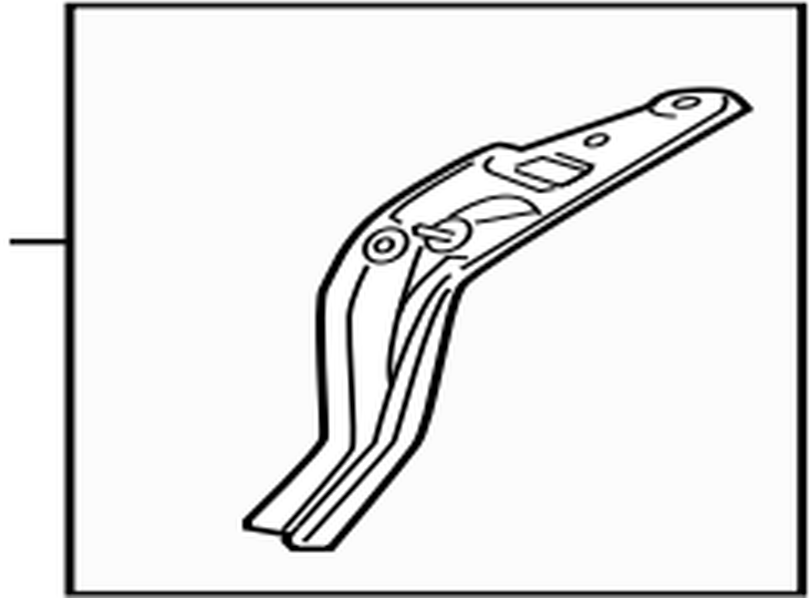 53117-0C030 Toyota Bracket, radiator grille, lower rh 531170C030, New ...