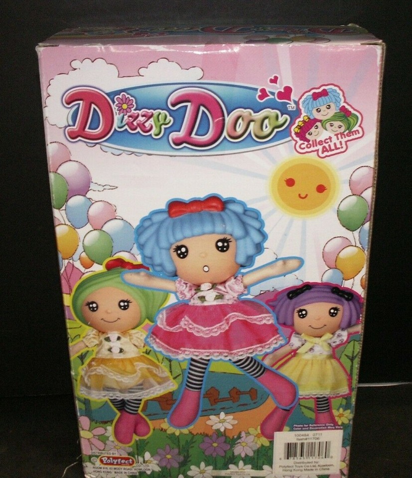 NRFB Lalaloopsy Clone Dizzy Doo Doll w/ Lime Green #11706 Molded Hair ...