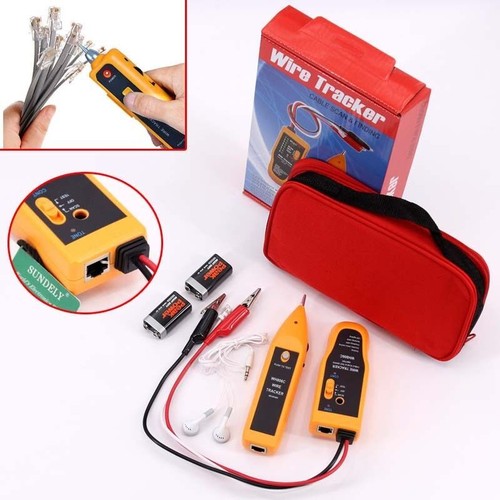 Telephone Network Cable Wire Line Probe Tracker Tester Tone Generator ...