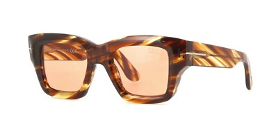Tom Ford ILIAS FT1154 Amber Havana/Pink Photochromic (55E) Sunglasses ...