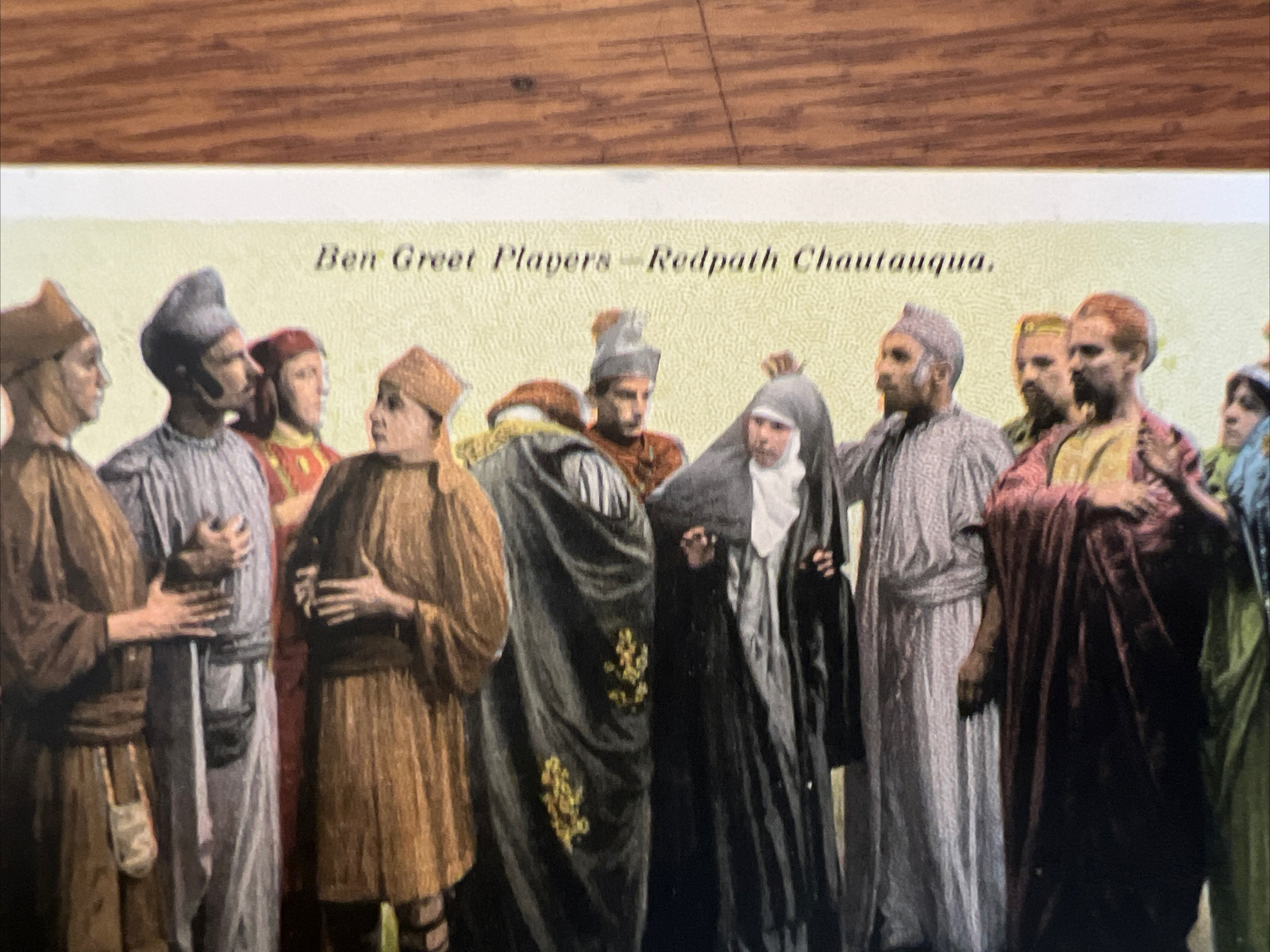 Rare BEN GREET PLAYERS Redpath Chautauqua 1900s Unposted Postcard. Ex ...