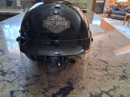 Harley Davidson/Sena Cavalry 2 Motorcycle Street Smart Bluetooth Half ...