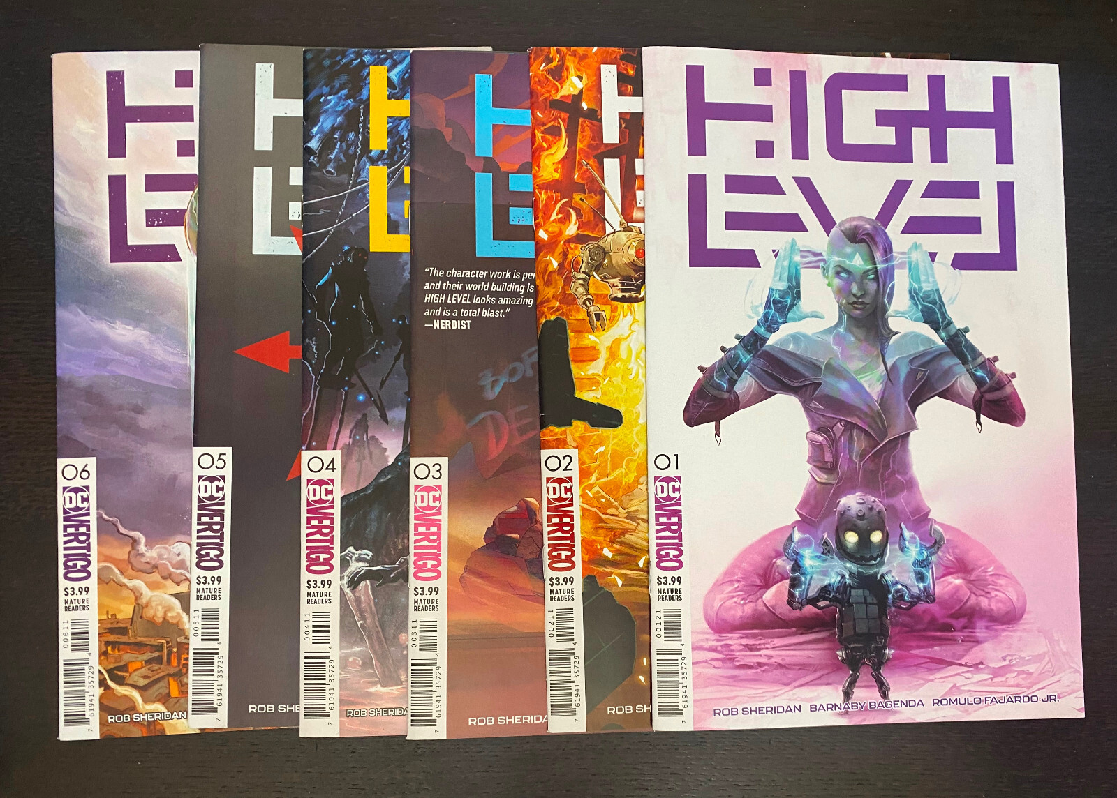 HIGH LEVEL #1-6 (Vertigo Comics 2019) -- #1 2 3 4 5 6 -- FULL Set | eBay