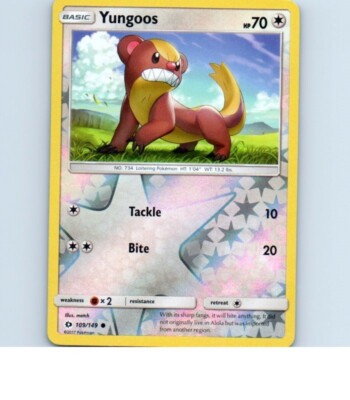 2017 Yungoos 109/149 Pokémon Card | eBay