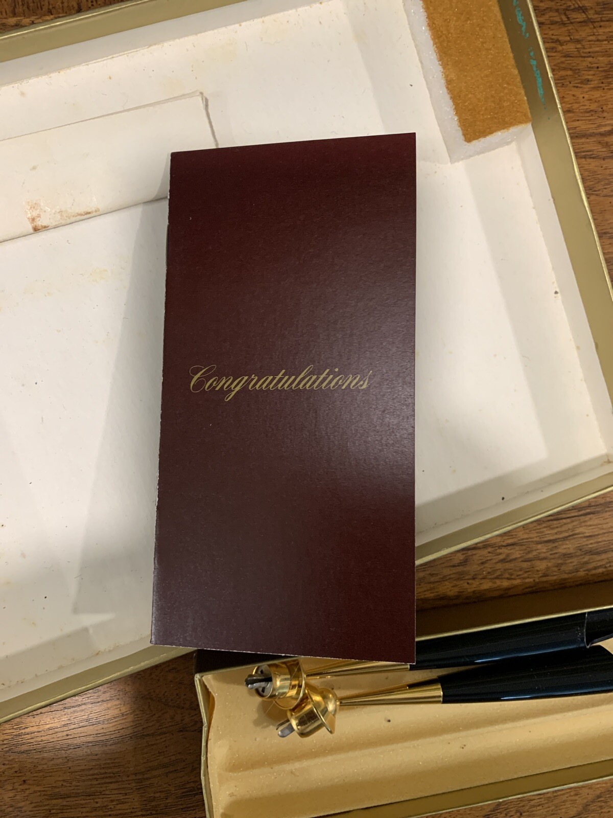 Vtg The Parker Desk Set - Marble Base w/Fountain & Ballpoint Pen (New ...