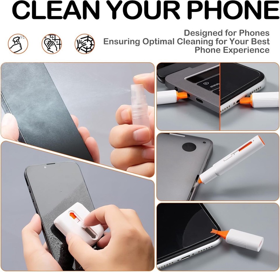 25-in-1 Electronics Cleaner KIT (White) | eBay UK