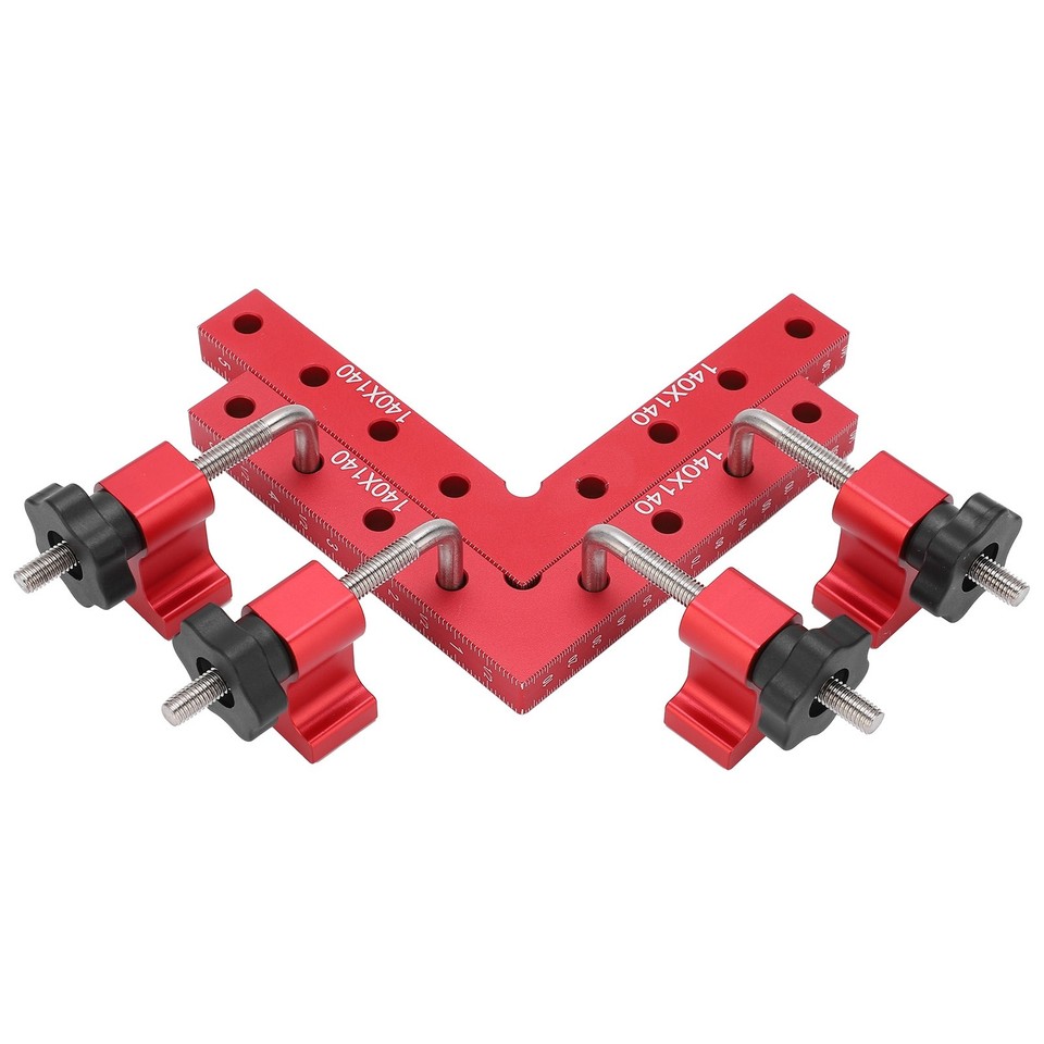 Square Positioning Ruler Kit Aluminum Alloy Right Angle 90 Degree ...