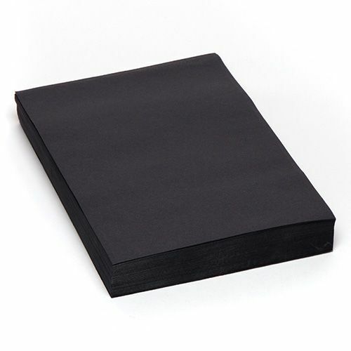 50 x BLACK A4 Recycled Sugar Paper 140gsm Craft Paper NEW | eBay UK