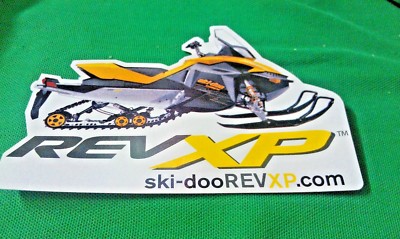 Ski Doo, REV, ski-doo REV XP, Snowmobile, Sticker/Decal , 5-3/4" x 3-3/ ...