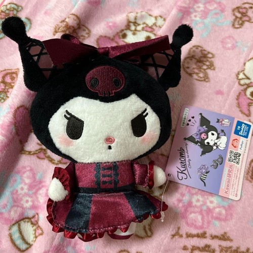 Japan Anime Sanrio Kuromi plush doll Gothic Dress Red First come first ...