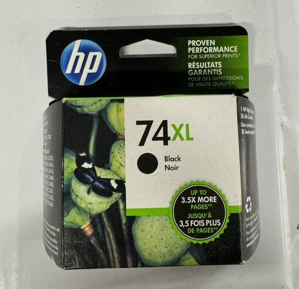New Genuine HP 74XL Black Ink Cartridge | eBay