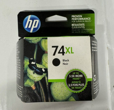 New Genuine HP 74XL Black Ink Cartridge | eBay