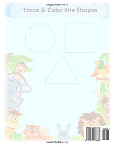 Trace Shapes For Toddlers: Shape Tracing Book For Kids ages 3 - 5 ...