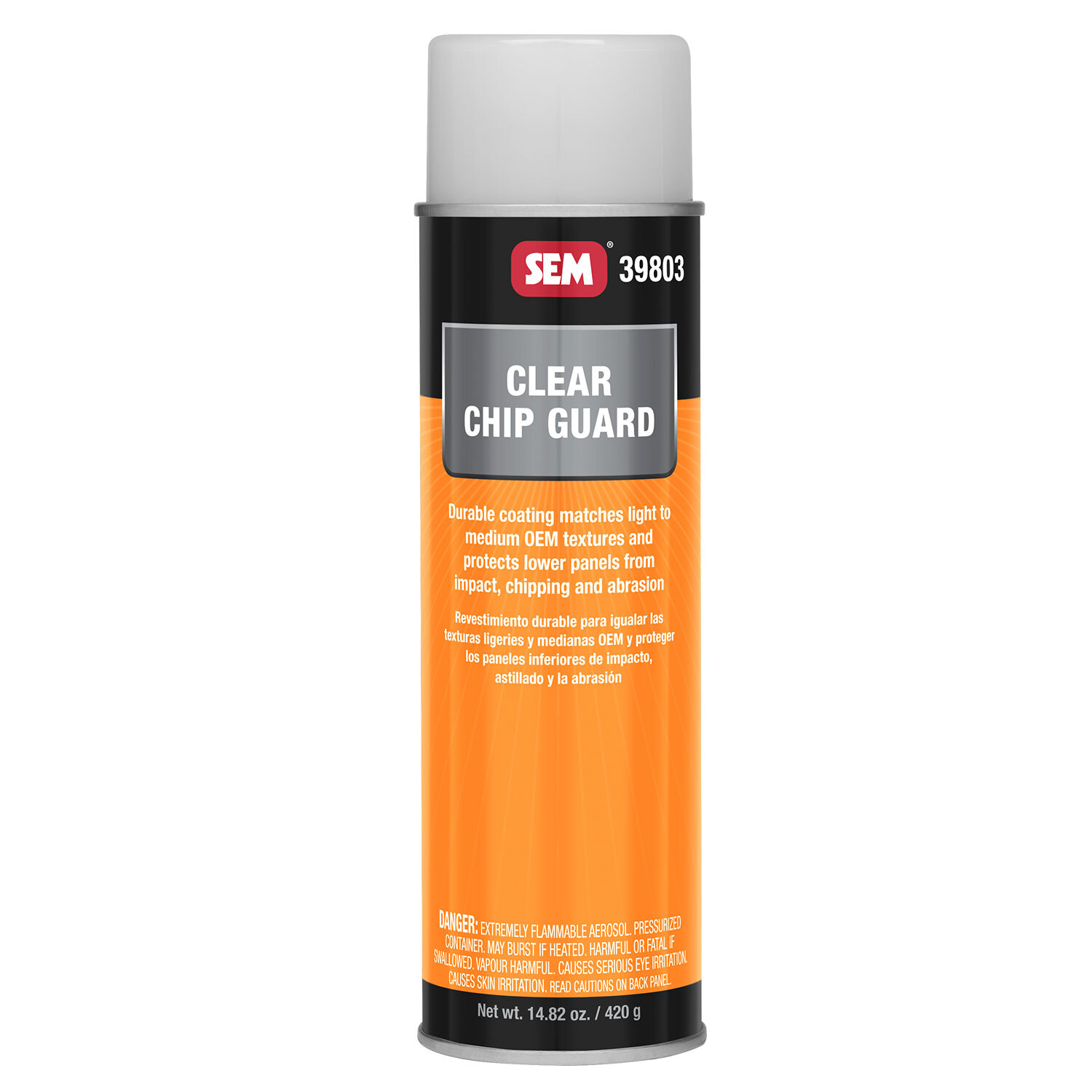 SEM Paint Rocker Panel Coating Flat Clear Chip Guard Aerosol 12 oz. Ea ...