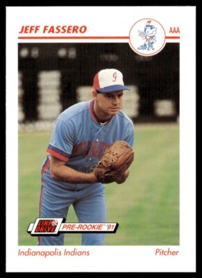1991 Line Drive AAA Jeff Fassero Indianapolis Indians #183 | eBay