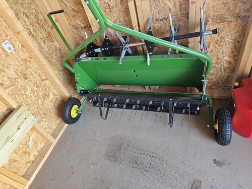 John Deere Dethatcher/Plug Aerator Lawn Attachment 48" | eBay