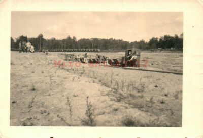 Photo, WW2, view of a light railway at the Reich Labour Service (N ...