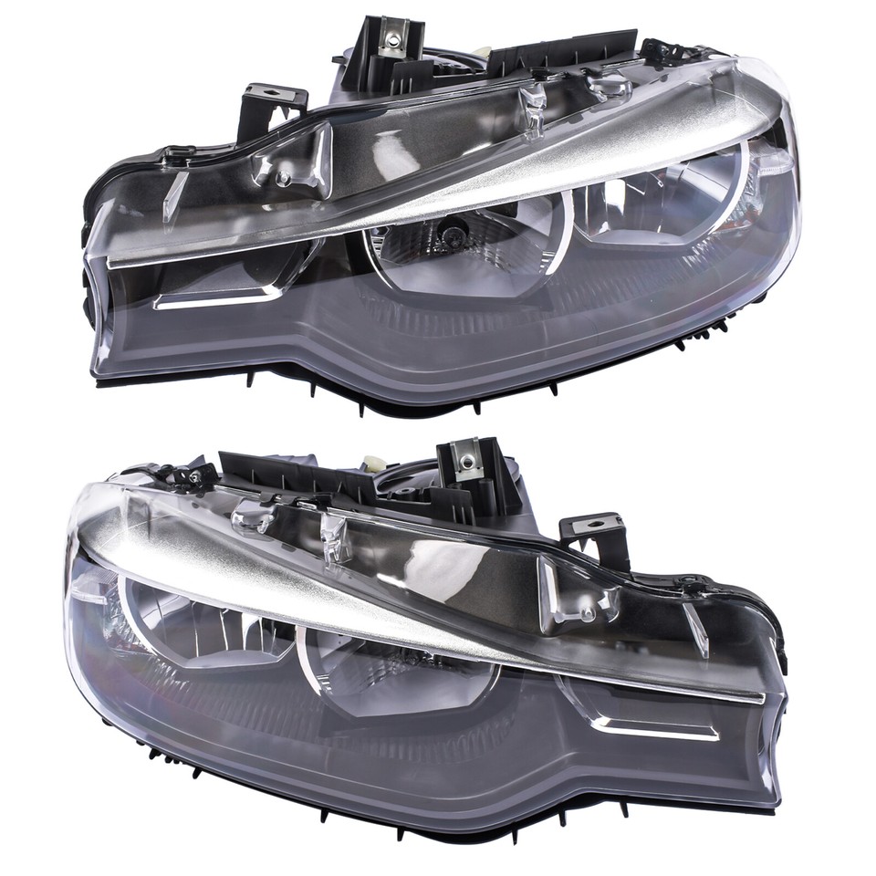 Set of 2 Halogen Headlights for BMW 3 Series F30 328i 335i 2012-2015 ...