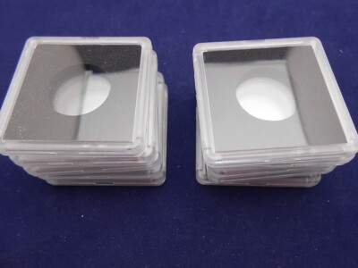 10 - 2x2 SNAPLOCK for US Quarter (25 Cent), 24mm, Square Coin Capsule ...