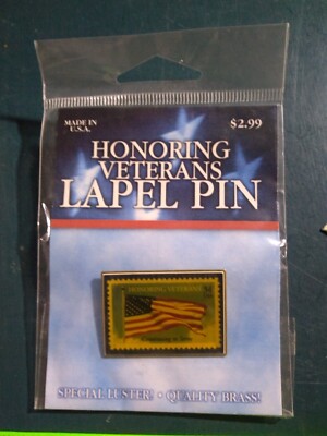 LAPEL PIN-USPS STAMP COLLECTION- Honoring Veterans (23-316) | eBay