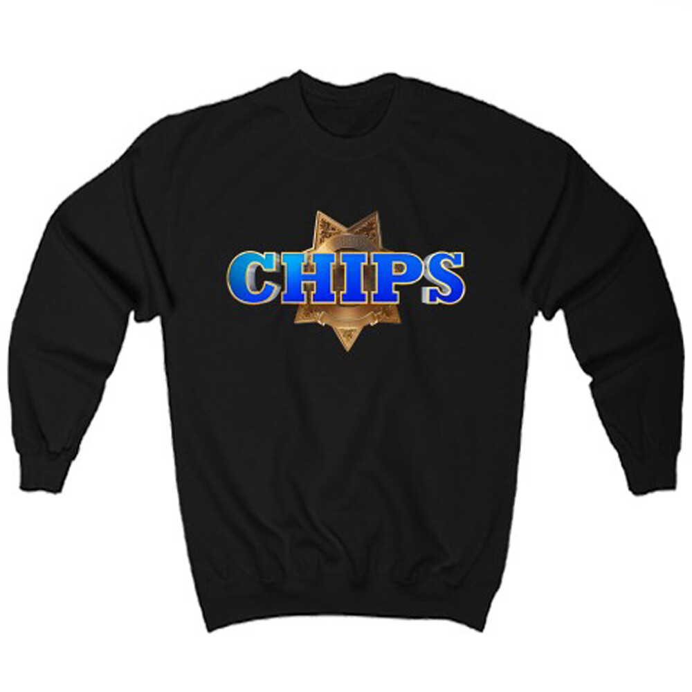 CHIPS Police Movie Badge Men's Black Size S-3XL | eBay