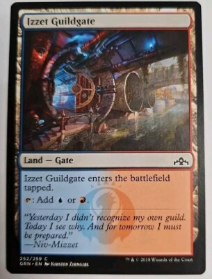 MTG Magic The Gathering Card Izzet Guildgate Land Gate Guilds Of ...