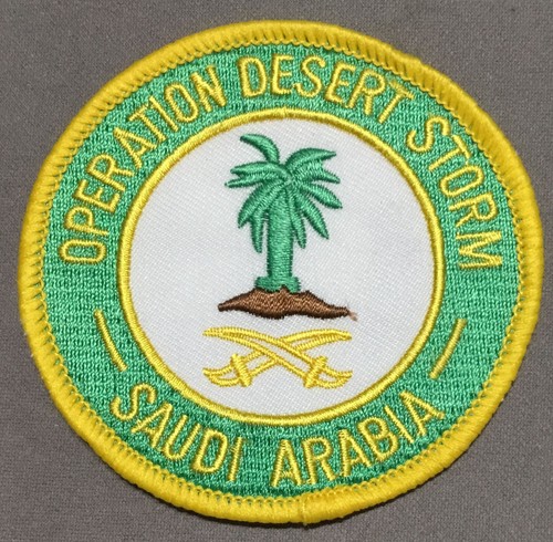 Operation Desert Storm Saudi Arabia patch | eBay