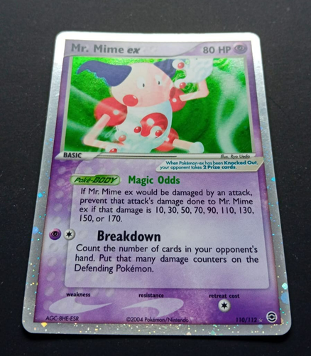 Mr. Mime Ex 110/112 Pokemon Card EX FireRed & LeafGreen - ENG | eBay