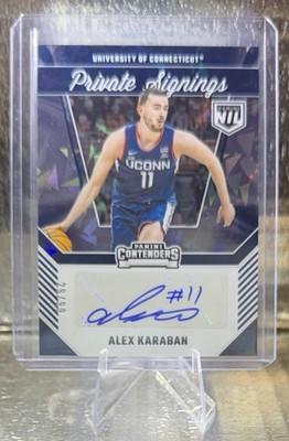 2024-25 Panini UCONN NIL Private Signings Alex Karaban /99 | eBay